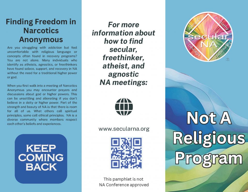 Resources for Secular NA Recovery and other secular recovery programs