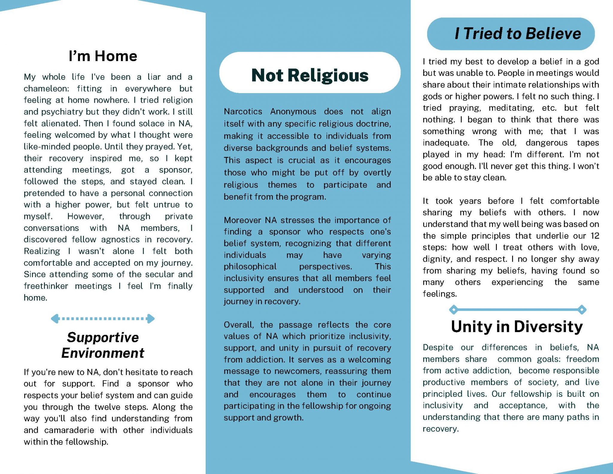 Resources for Secular NA Recovery and other secular recovery programs